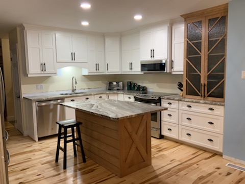 Colonial Treasure Granite with Ogee Edge & Custom Window Sill ...