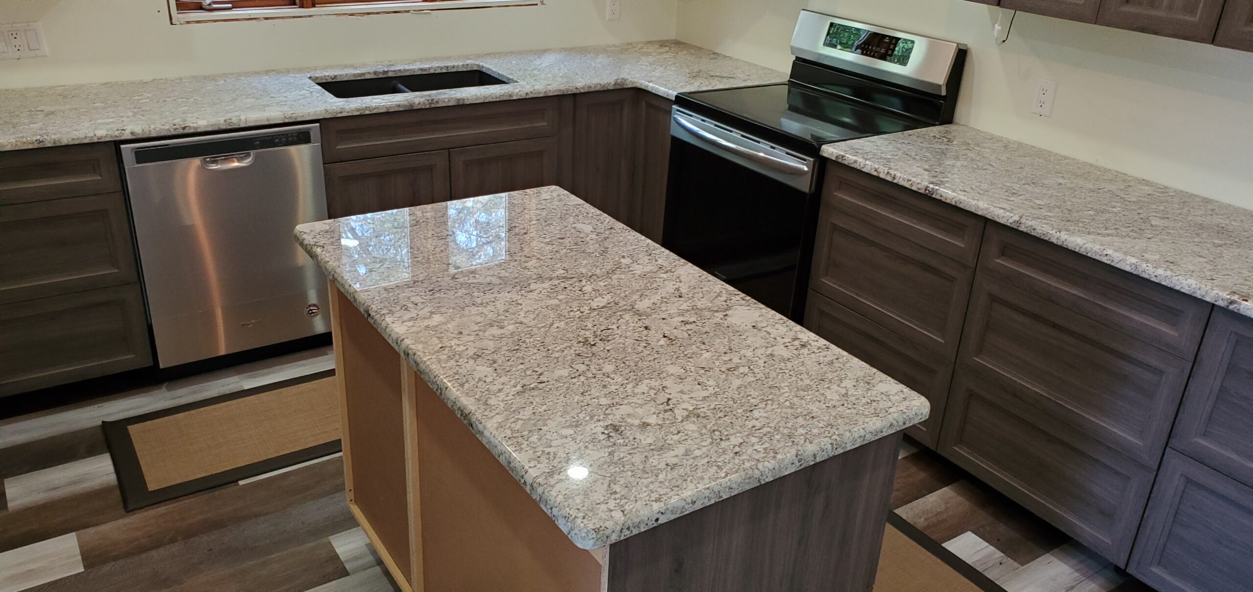 Suede Brown Granite - Ogee Edge Profile - Northern Marble & Granite