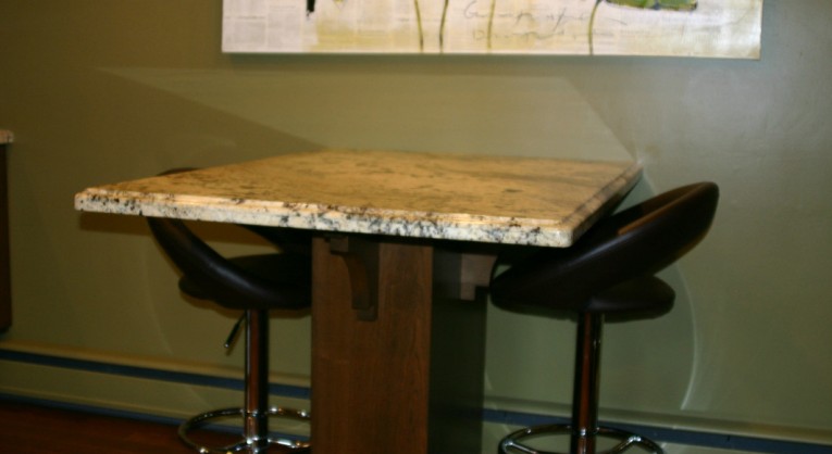 Colonial Treasure Granite with Ogee Edge & Custom Window Sill ...