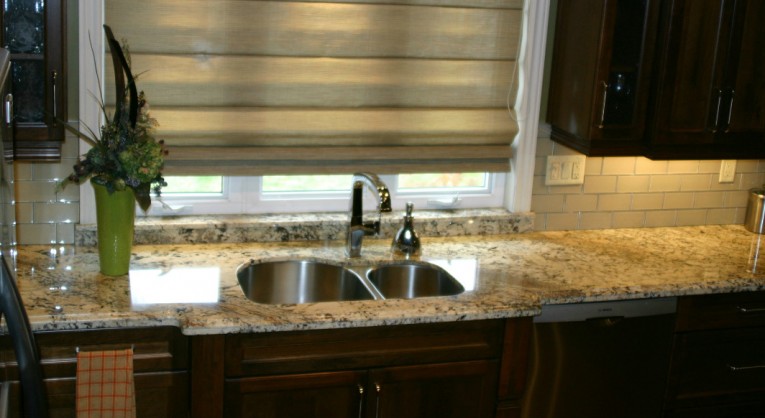 Colonial Treasure Granite with Ogee Edge & Custom Window Sill ...