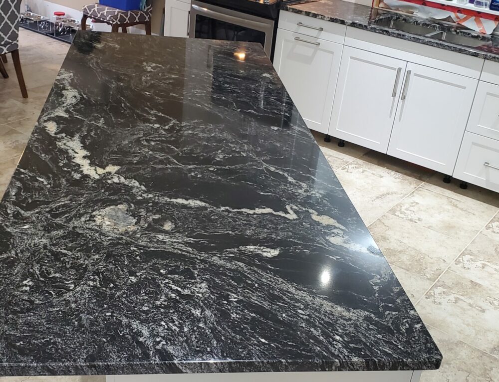 Himalayan White with Flat Eased Edge - Northern Marble & Granite